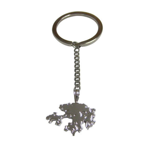 Kiola Designs | Accessories | Hong Kong Map Shape Pendant Keychain ...